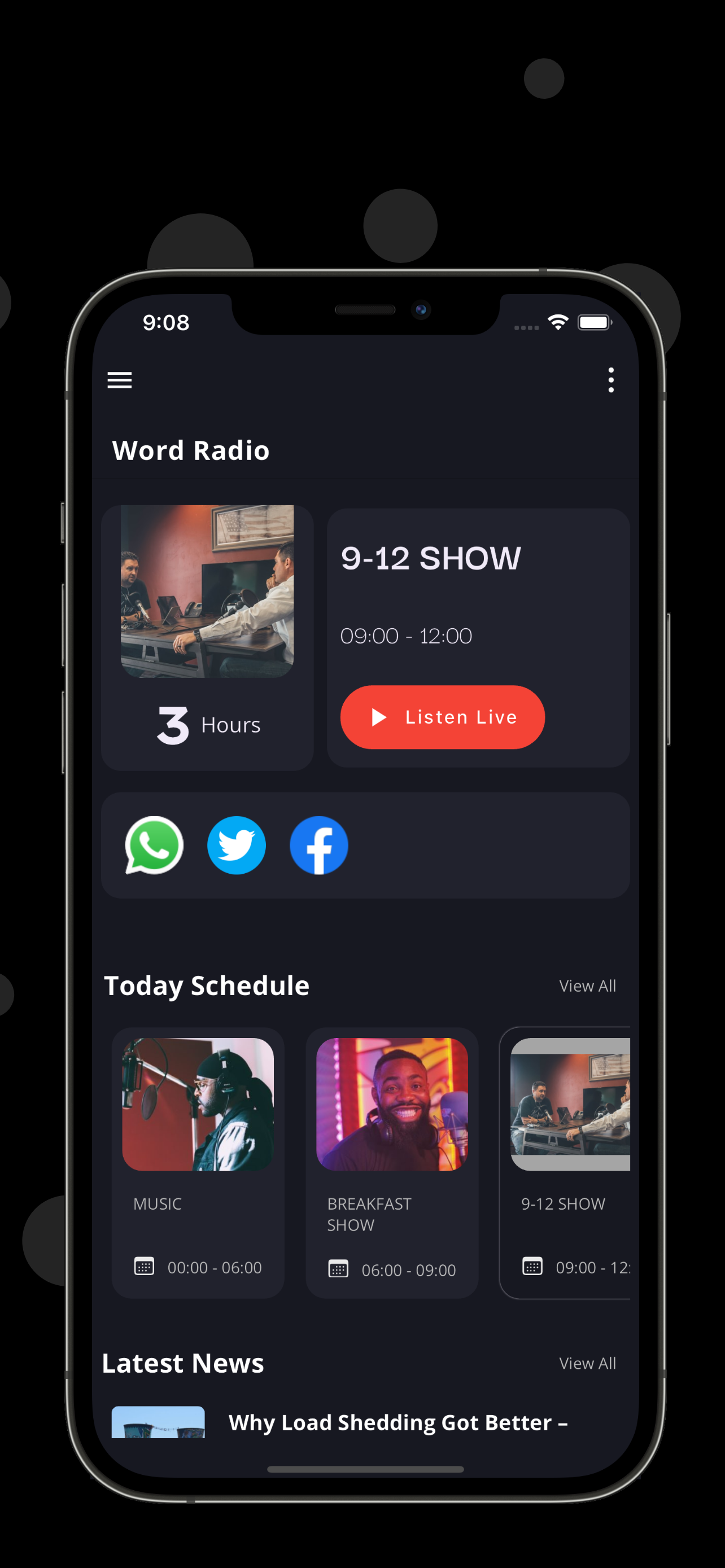 Flutter Radio App with Admob by mokhutsoane | CodeCanyon